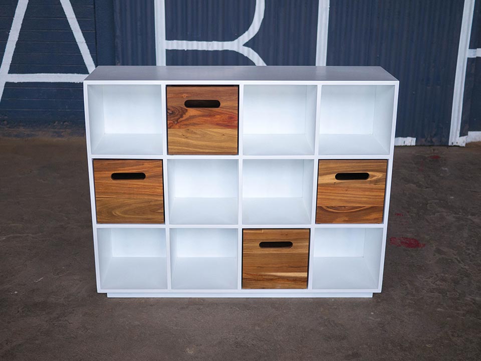 Cubby storage cabinet | Tabled
